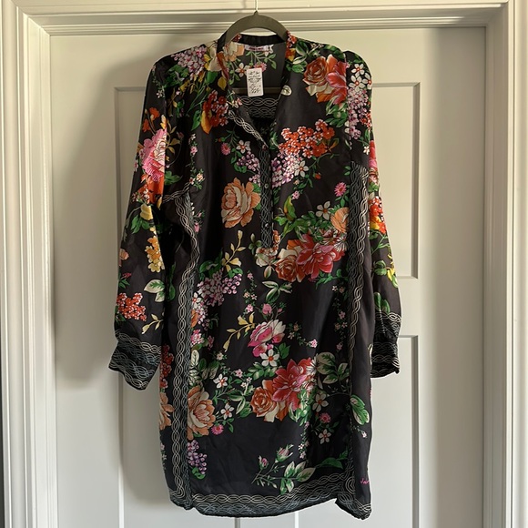 Johnny Was | Tops | Johnny Was Silk Tunic | Poshmark
